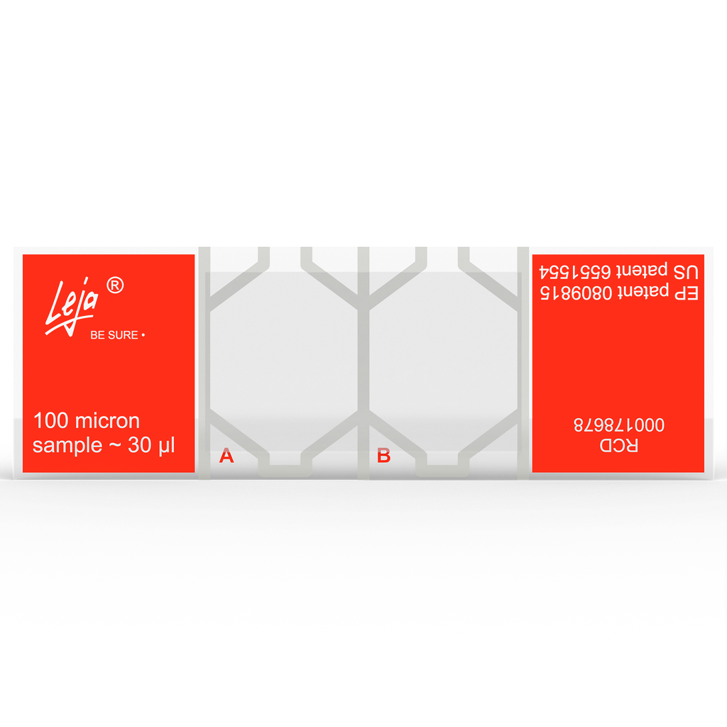 Leja Slides - 100 μm - 2 chambers (25x) - Azoospermia/Post-vasectomy ...